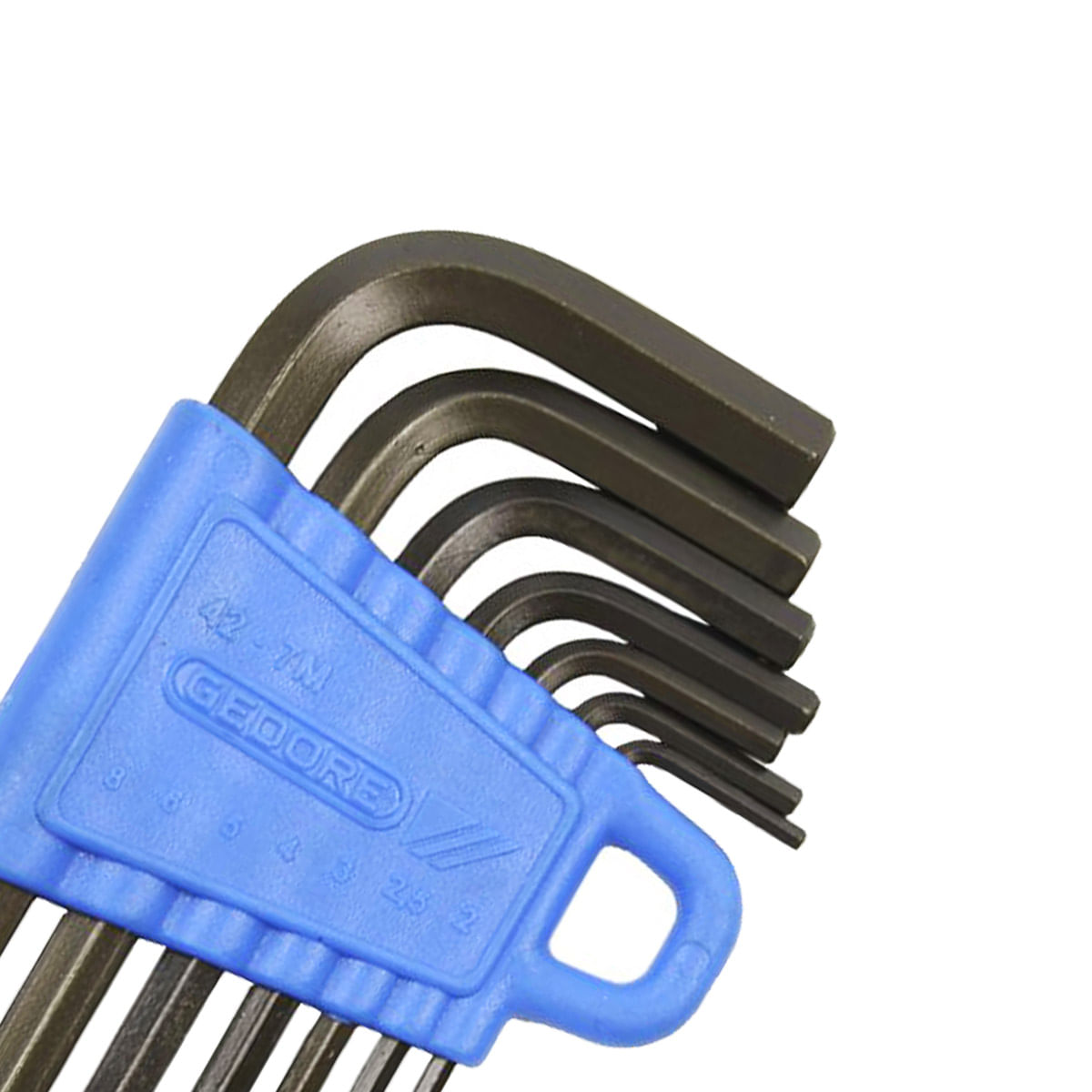 Jogo de Chave Allen Gedore 42-7M de 2mm à 8mm 7 Peças com Suporte ...