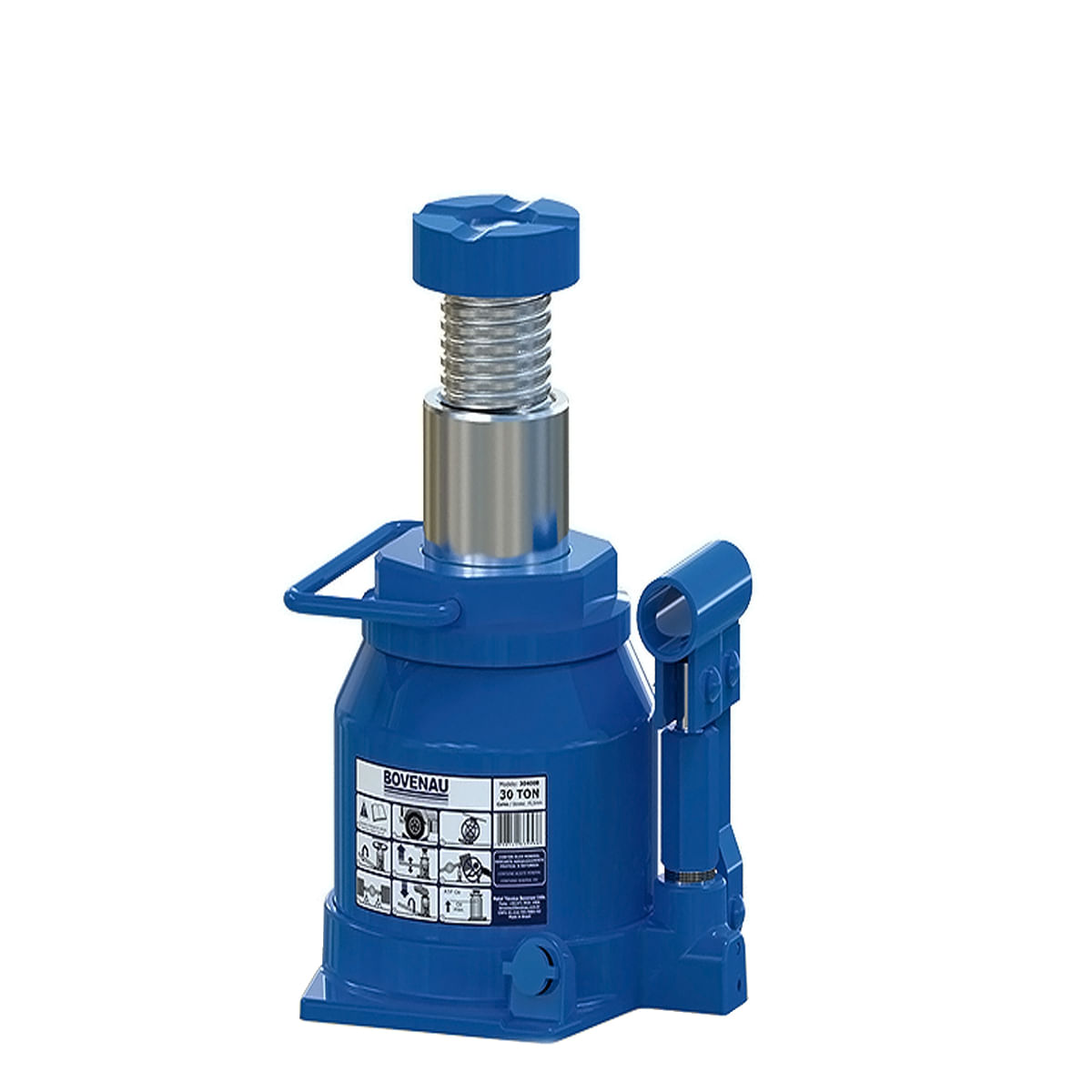 Macaco Garrafa Hidráulico 30400B MT 30 Toneladas Bovenau - Luitex ...