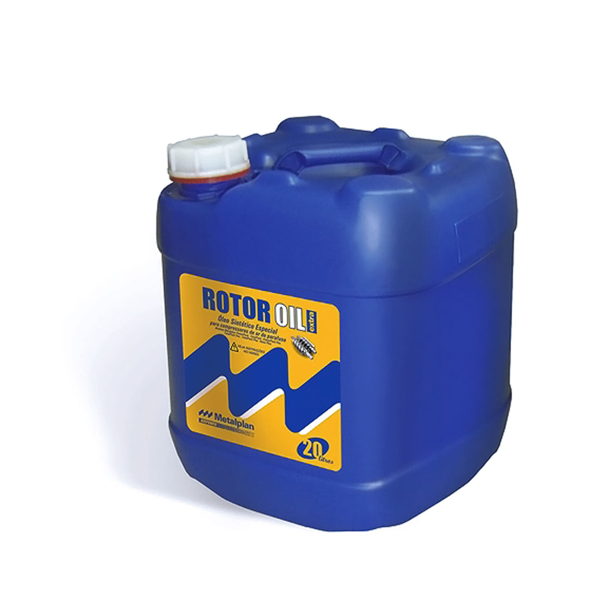 Óleo Sintético Para Compressor Parafuso Rotor e Pack 20 Litros Metalplan - Luitex Máquinas e ...