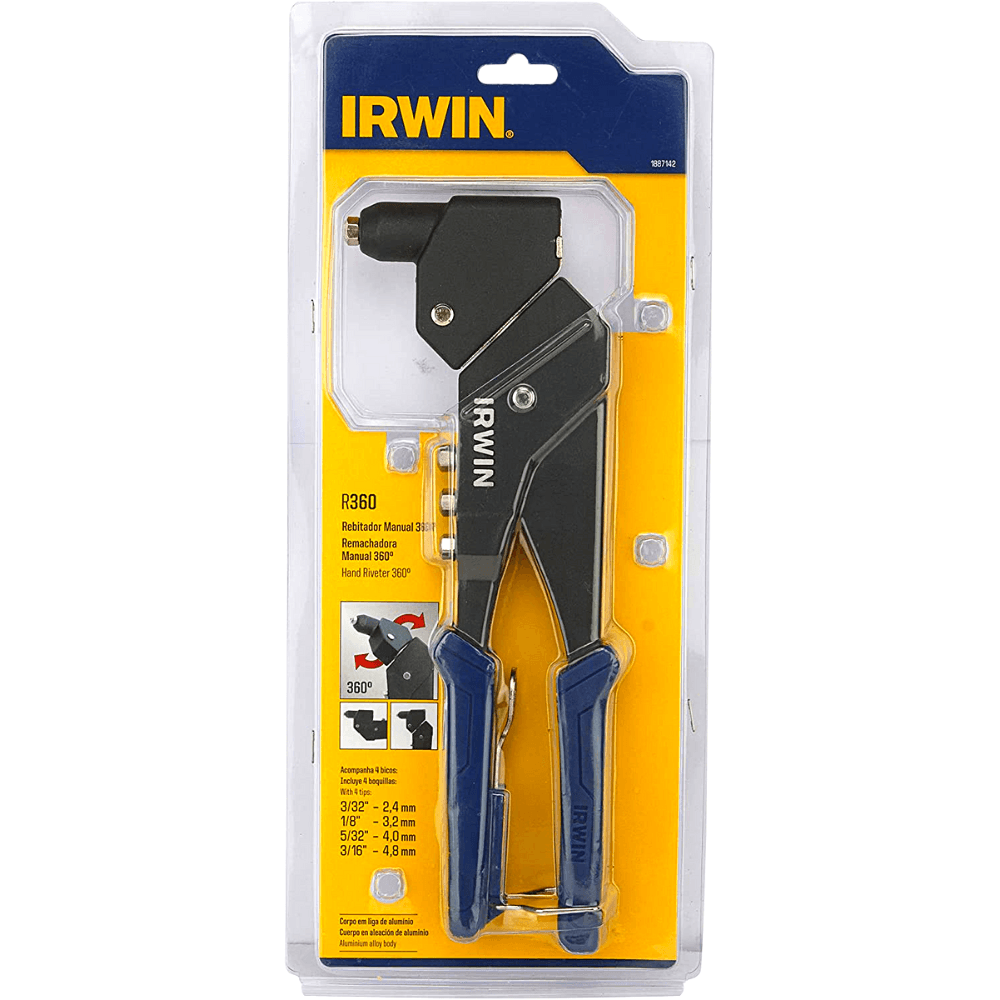 Rebitador Manual Giratório 360° R360 1887142 Irwin - Luitex Máquinas e ...