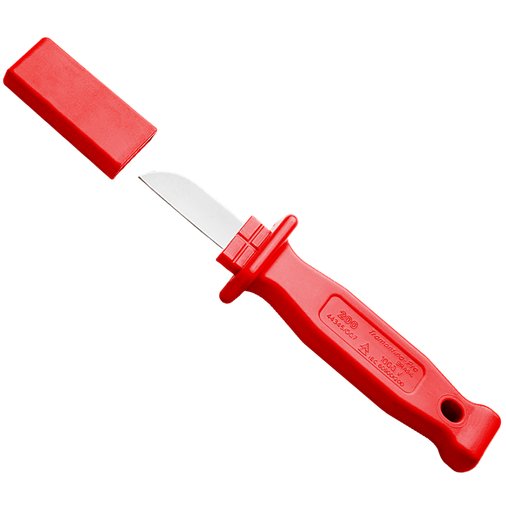 Faca Reta Vde 7 Pol. Desencapadora de Cabos 44345/007 Tramontina Pro ...
