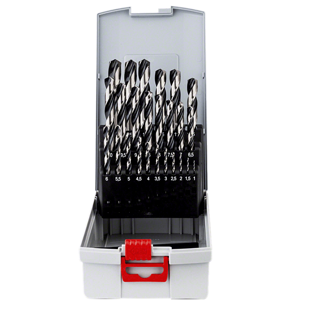 Jogo broca metal HSS-PointTeQ ProBox 1-13mm 25 peças Bosch - Luitex ... Jogo broca metal HSS-PointTeQ ProBox 1-13mm 25 peças Bosch - Luitex ...