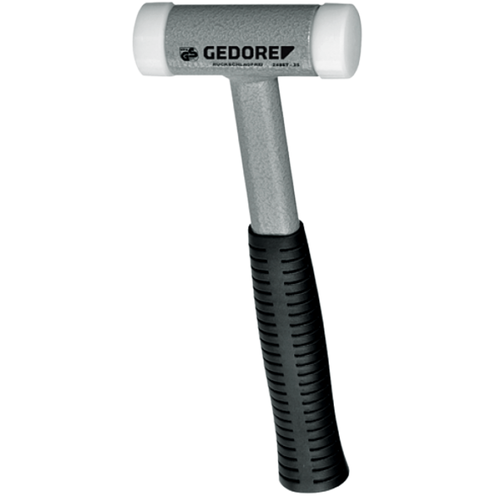 Martelo Anti-Retrocesso Nylon Cabo Aço 40mm 800g 248 ST-40 Gedore ...