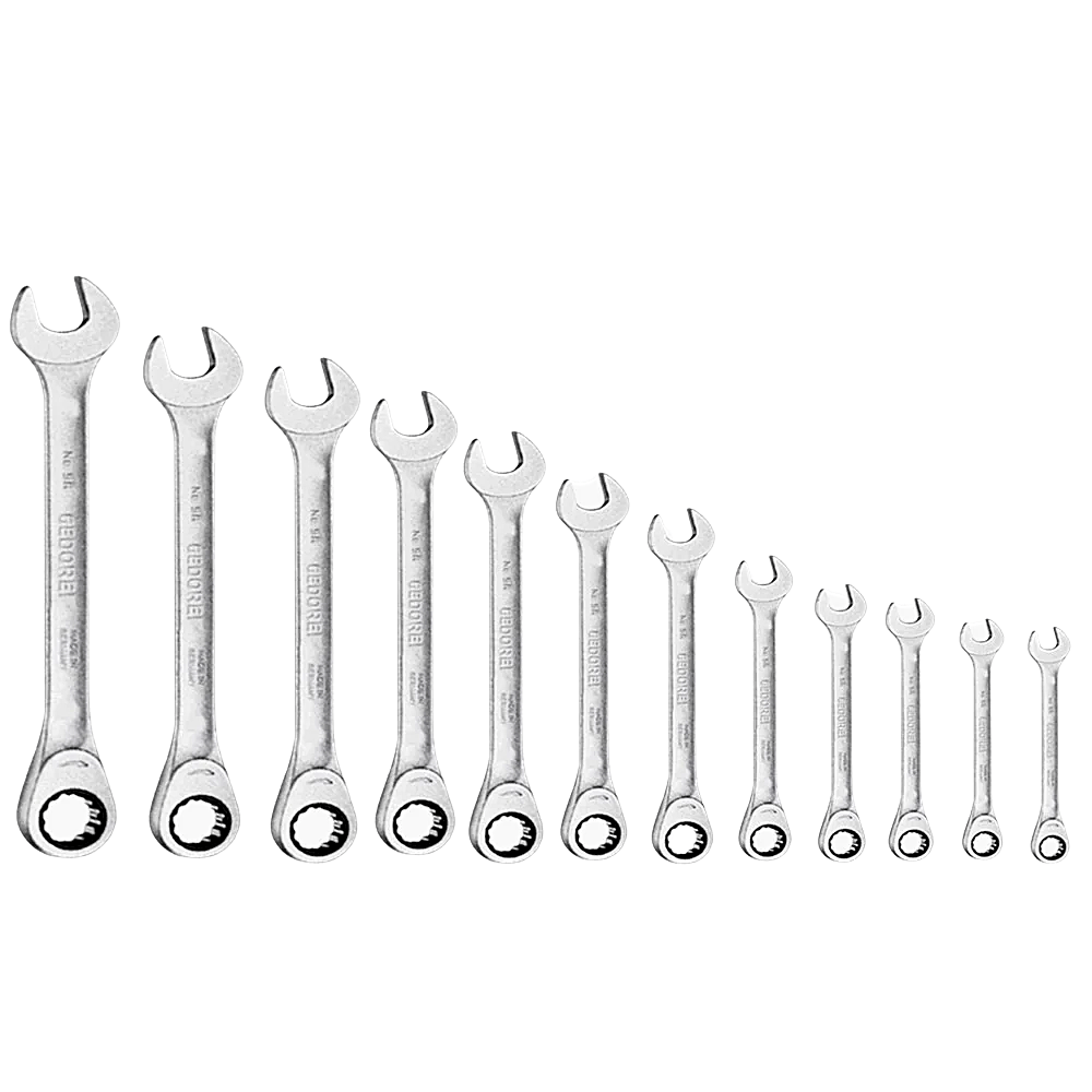 Jogo Chave Combinada Com Catraca 8 a 19mm 12 Peças 9R-12M Gedore ...