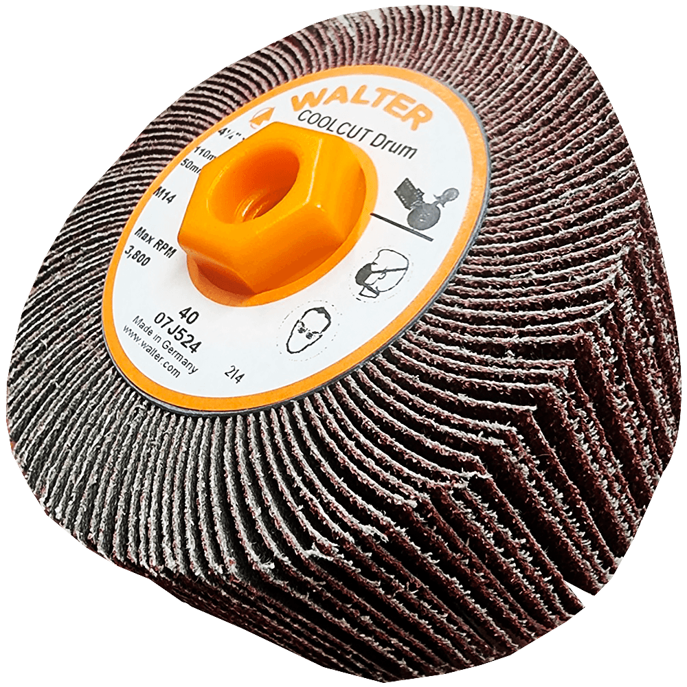 Roda Lamelar Line-Mate 4.1/4 x 2 x M14 G40 07J524 Walter - Luitex ...