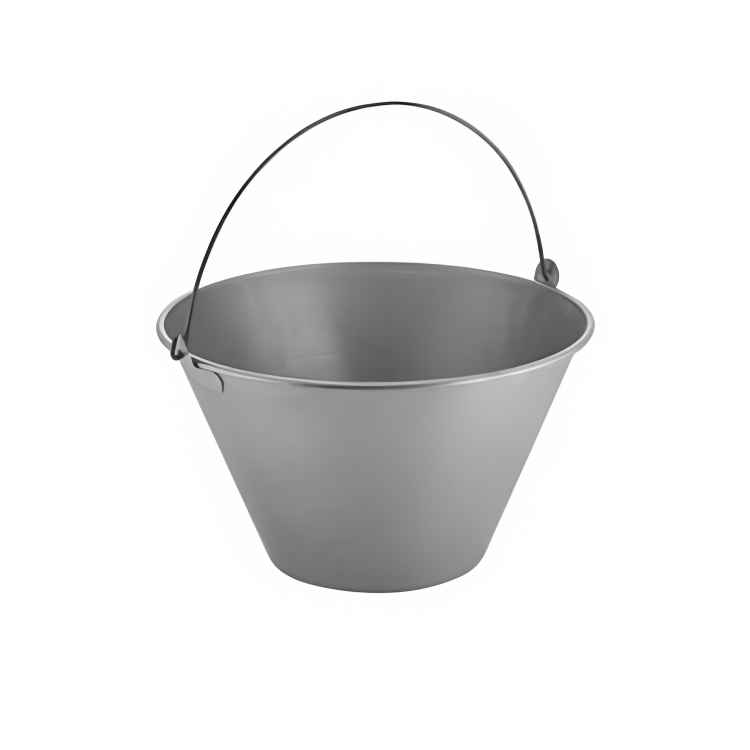 Balde Metálico Para Concreto 10L 428388 Worker - Luitex Máquinas e ...